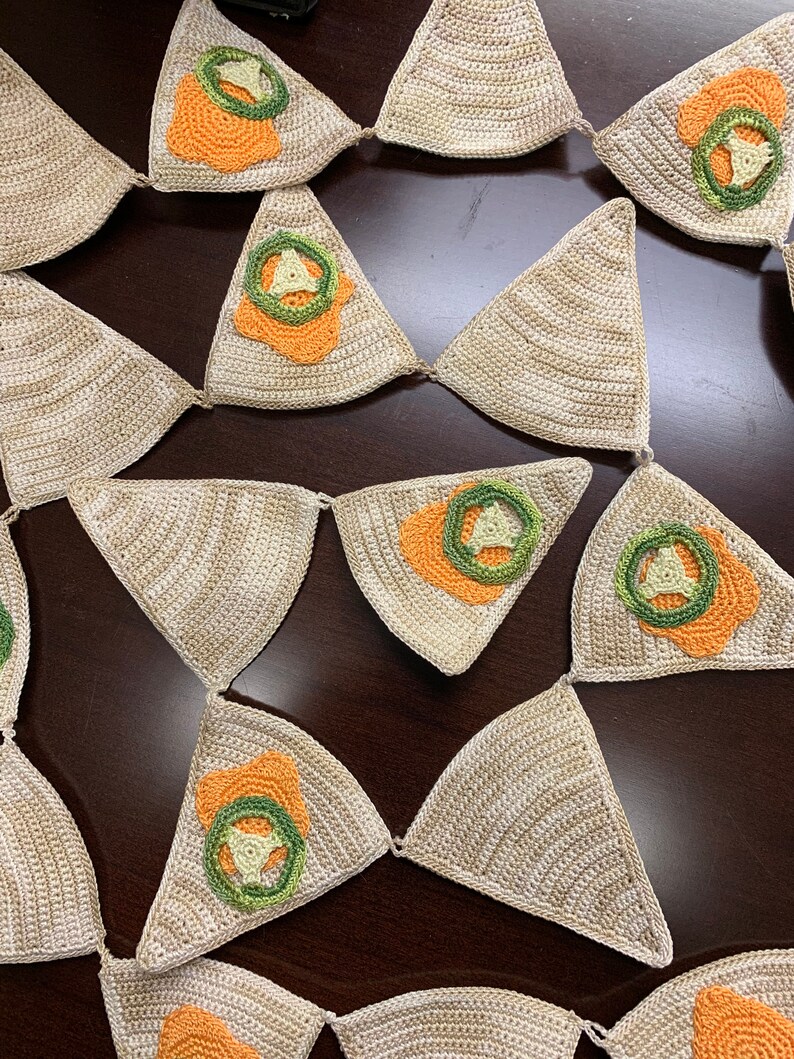 Nachos Garland Crochet Pattern - Etsy