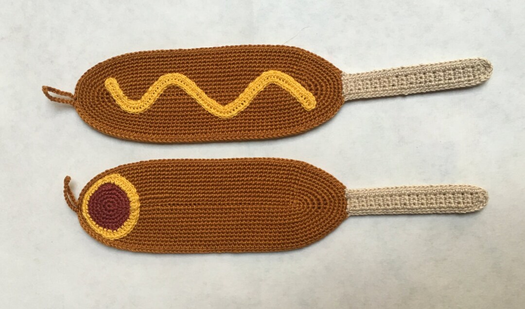 Corn Dog Applique/ornament Crochet Pattern - Etsy