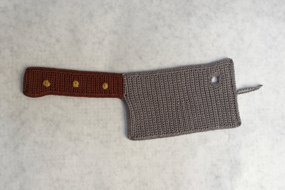 Crocheted Cleaver Applique/ornament Pattern (pattern Only) - Etsy
