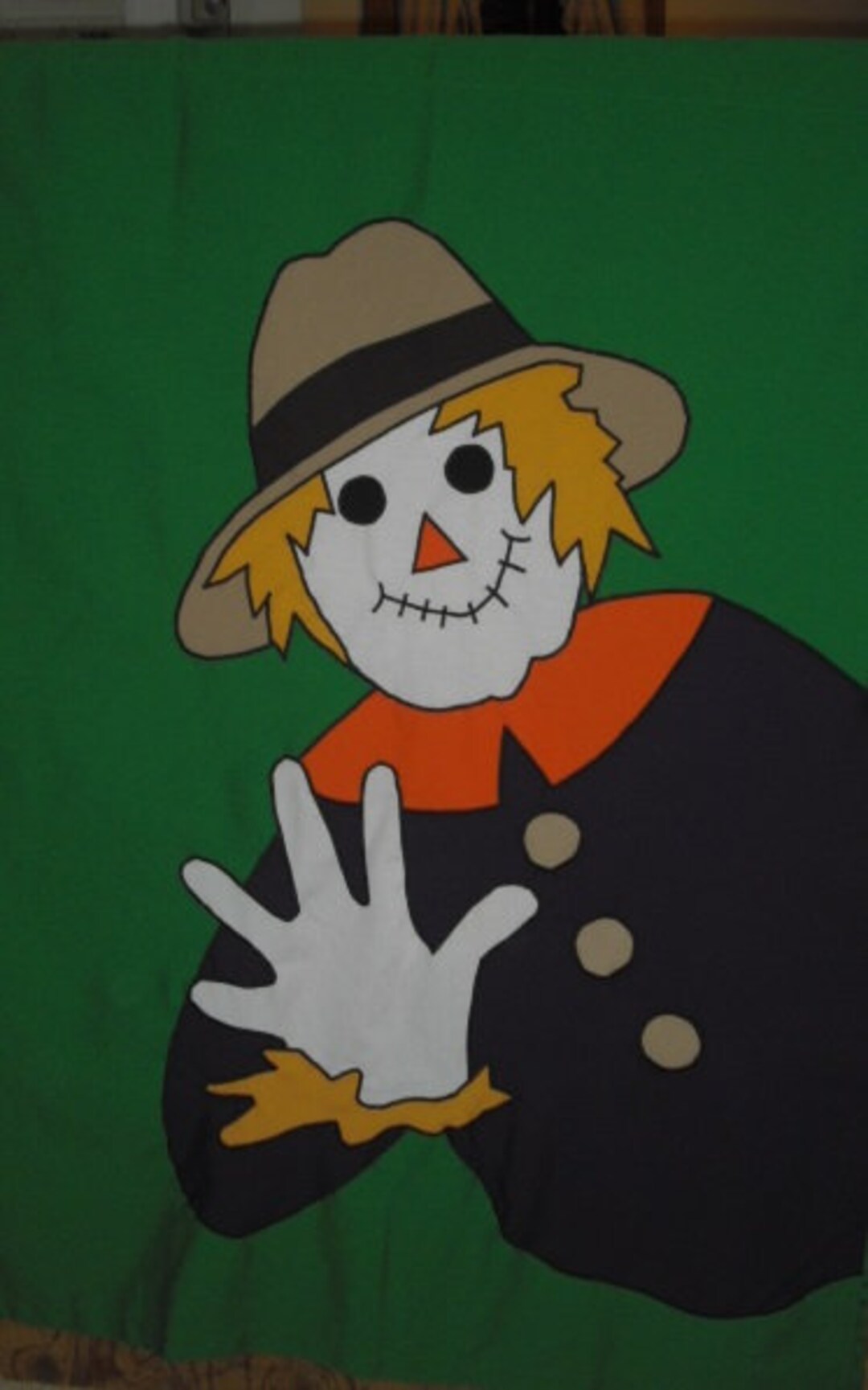 4084F Waving Scarecrow Full Size Flag - Etsy