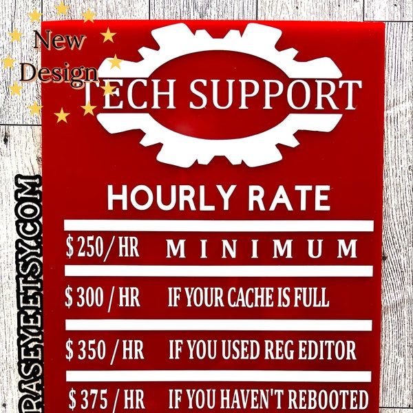 Shop Rate Signs - Etsy