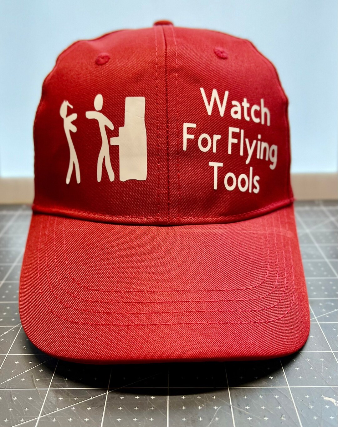 Funny Mechanics Shop Hat - Flying Tools - Garage Decor - Gifts for Him ...