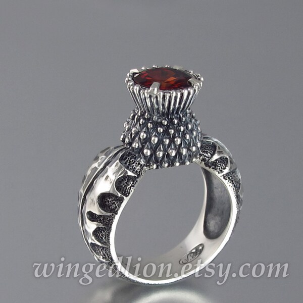 Thistle Ring - Etsy