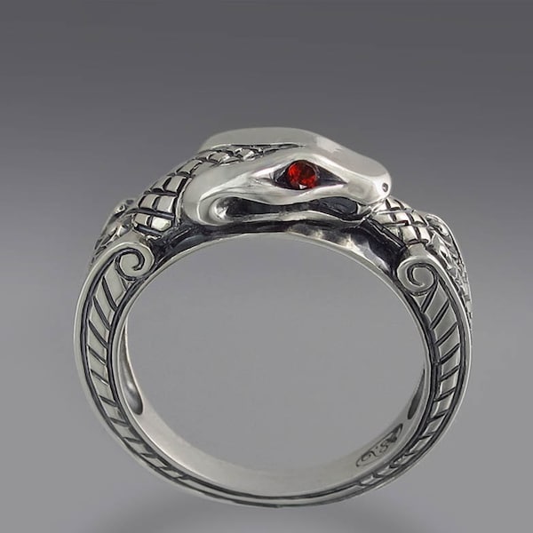 Mens Garnet Ring - Etsy