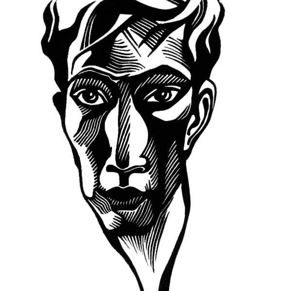 Linocut Portrait - Etsy