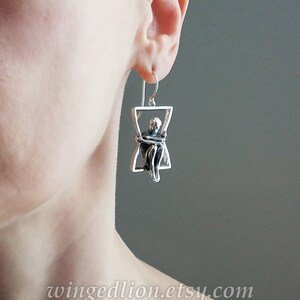 IN A FRAME Silver Earrings - Etsy