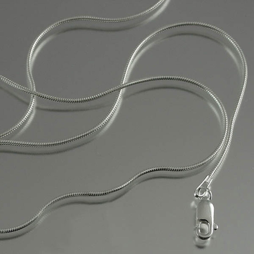 Sterling Silver Snake Chain - Various Lengths - Etsy
