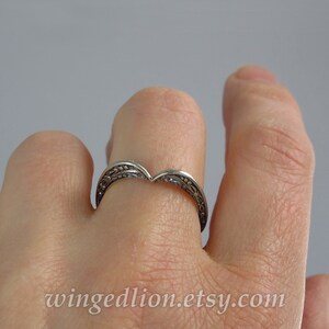 COUNTESS Band in Sterling Silver for Sizes 4-7 - Etsy