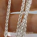 Sterling Silver Wheat Chain - Various Lengths - Etsy