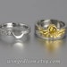 Buy Sun and Moon ECLIPSE Engagement Wedding Ring Set in 18k & 14k Gold ...