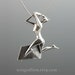 Silver Pendant ON THE RUN, Running Pendant, Figurative Jewelry, Ready ...