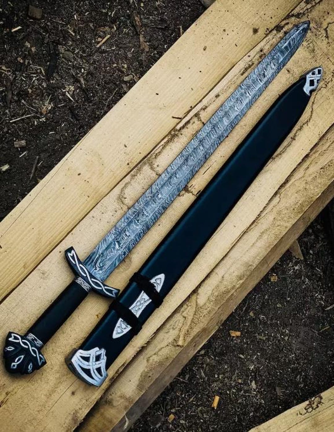 Handmade King Ragnar Lothbrok Viking Sword – Handcrafted Authentic ...