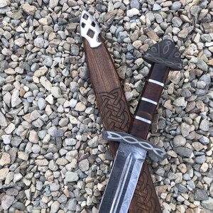 Handmade Damascus Steel Northman Sword Viking Sword With Handmade ...