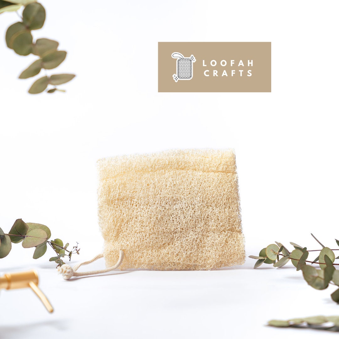 Loofah Crafts Ecoclassic Egyptian Luffa Pad Luffa Sponge Bath Sponge ...
