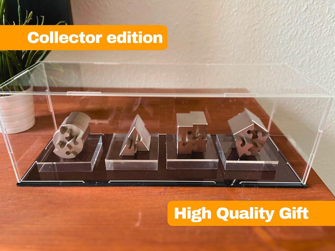 Puzzle Collector Edition Made of Stainless Steel – 4-piece Zero ...