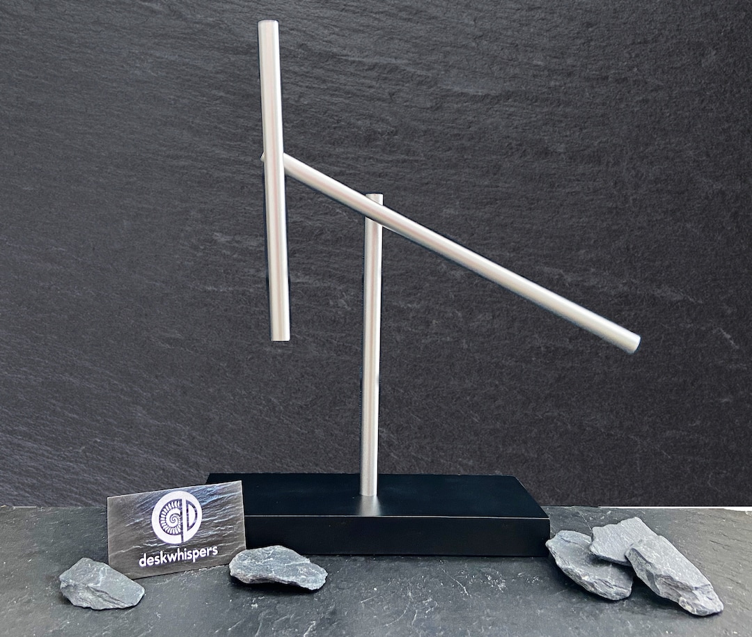 Chaos Pendulum Swinging Sticks Kinetic Sculpture Perpetuum Mobile Table ...