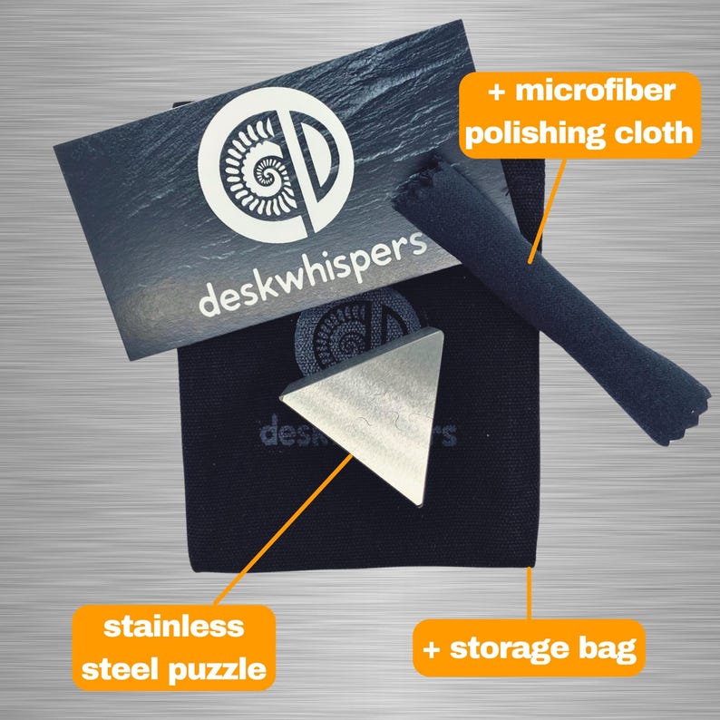 Buy Stainless Steel Triangle Puzzle - Customizable - 3-piece Zero ...