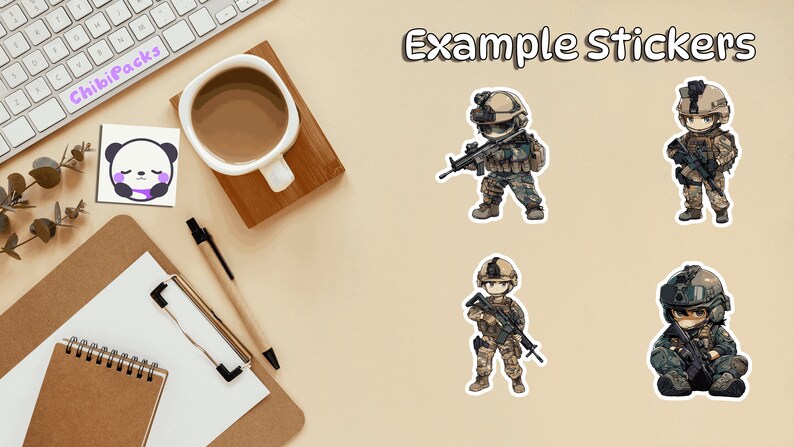 Soldier Sticker PNG Pack, Soldier Sticker Set, Soldier PNG, Soldier SVG ...