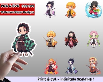 Anime Sticker PNG Pack, Anime Sticker Set, Anime PNG, Anime SVG ...