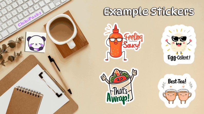 Food Puns Sticker PNG Pack, Food Puns Sticker Set, Food Puns PNG, Food ...