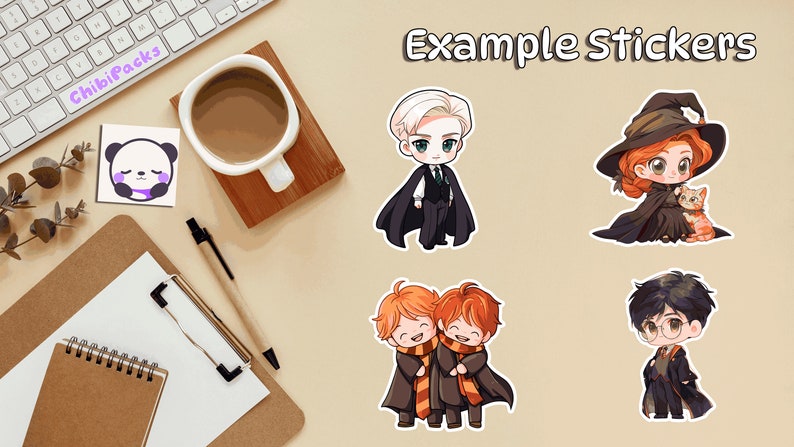 Wizard Sticker PNG Pack, Wizard Sticker Set, Wizard PNG, Wizard SVG ...