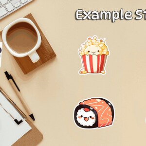 Cute Food Sticker PNG Pack, Cute Food Sticker Set, Cute Food PNG, Cute ...
