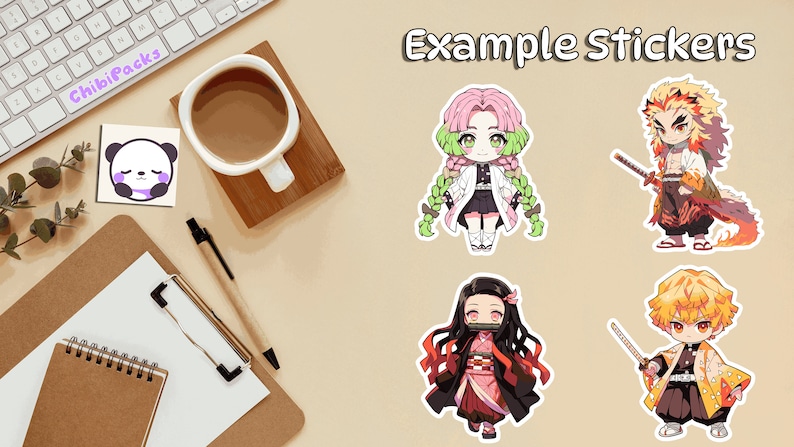 Anime Sticker PNG Pack, Anime Sticker Set, Anime PNG, Anime SVG ...