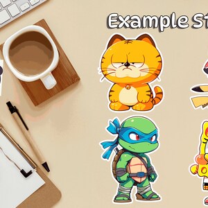 Cartoon Sticker PNG Pack, Cartoon Sticker Set, Cartoon PNG, Cartoon SVG ...