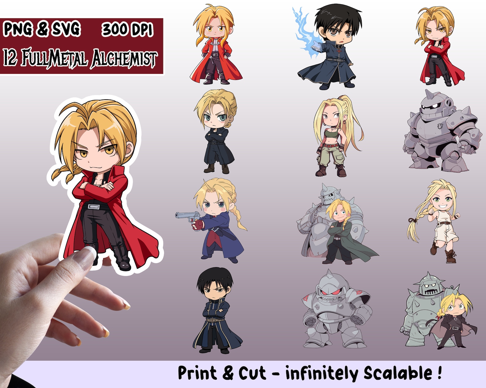 Anime Sticker PNG Pack, Anime Sticker Set, Anime PNG, Anime SVG ...