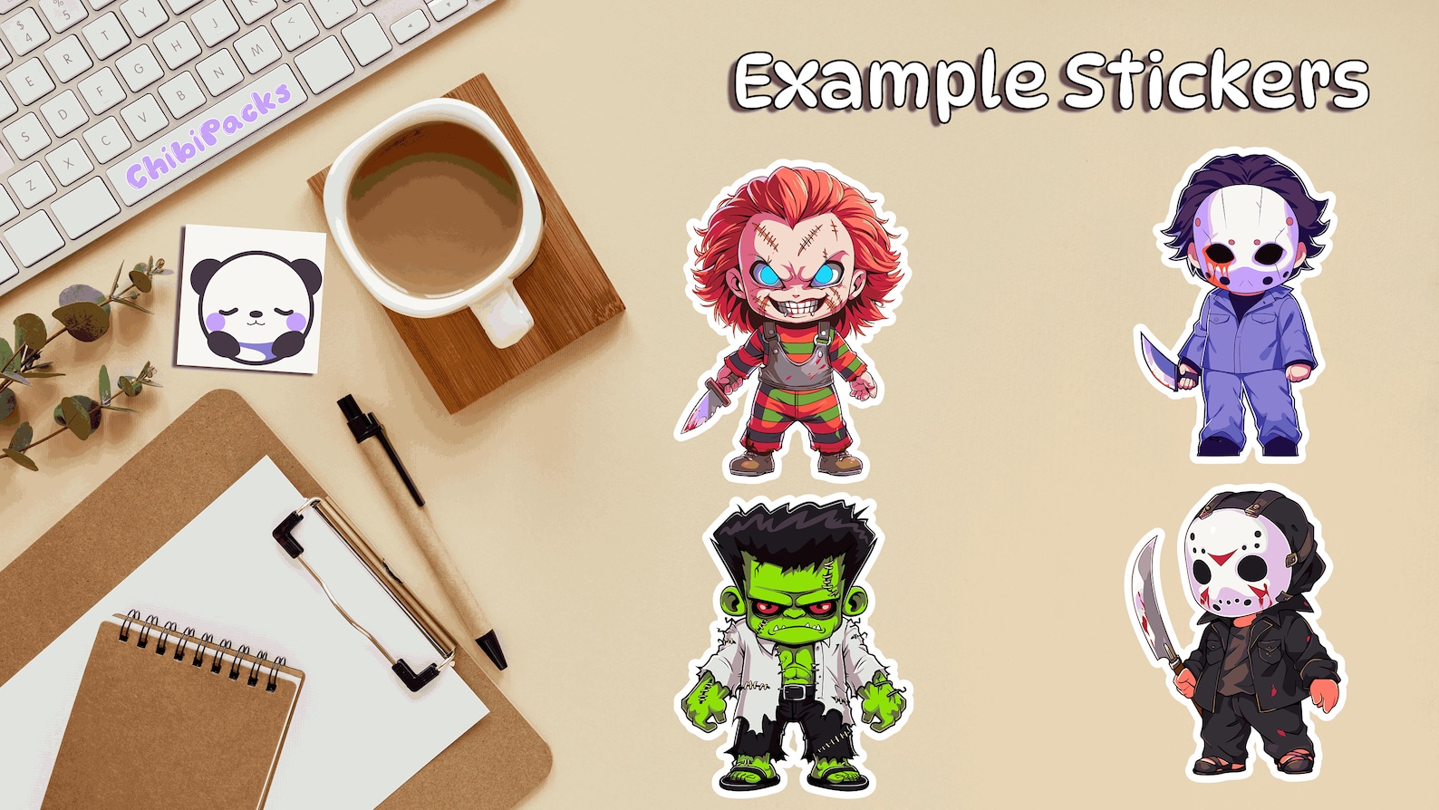 Horror Icons Sticker PNG Pack, Horror Icons Sticker Set, Horror Icons ...