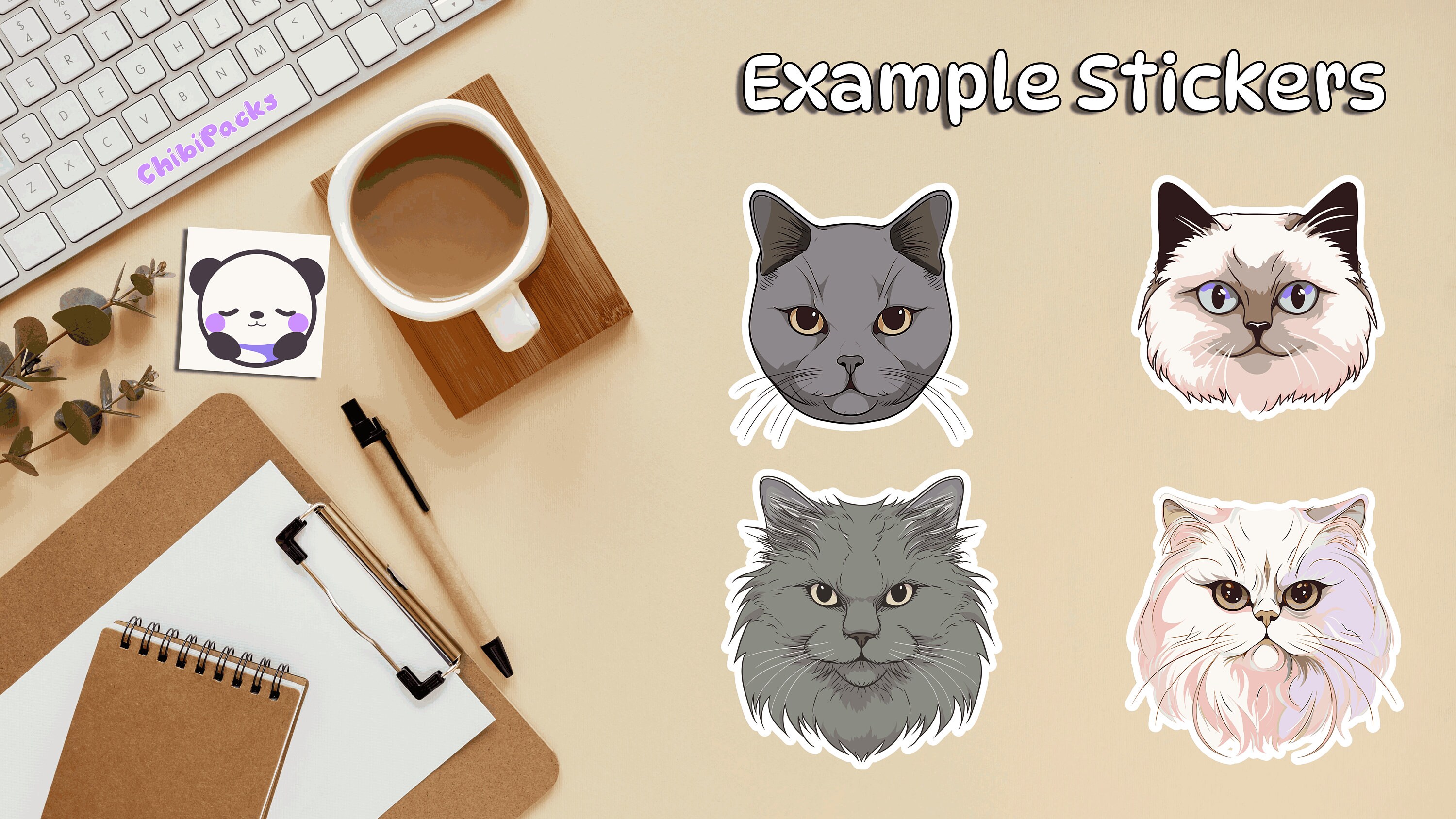 Cat Breeds Sticker PNG Pack, Cat Breeds Sticker Set, Cat Breeds PNG ...