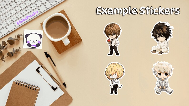 Anime Sticker PNG Pack, Anime Sticker Set, Anime PNG, Anime SVG ...