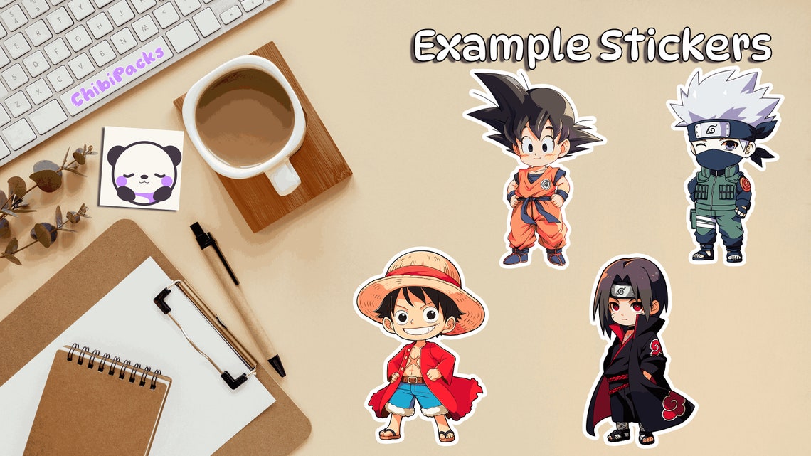 Anime Sticker PNG Pack, Anime Sticker Set, Anime PNG, Anime SVG ...