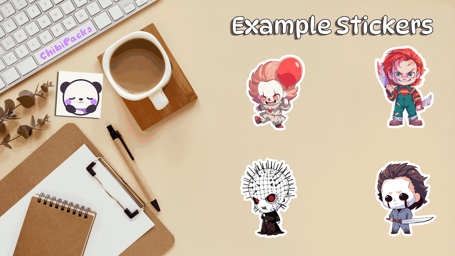 Horror Icons Sticker PNG Pack, Horror Icons Sticker Set, Horror Icons ...