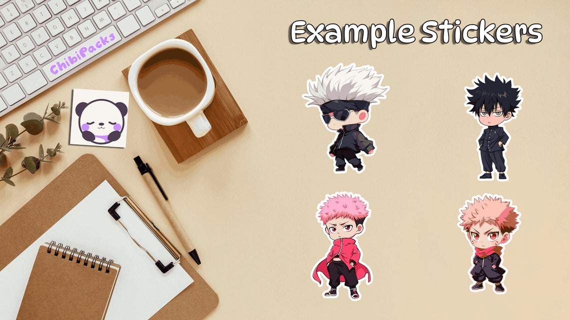 Anime Sticker PNG Pack, Anime Sticker Set, Anime PNG, Anime SVG ...