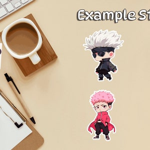 Anime Sticker PNG Pack, Anime Sticker Set, Anime PNG, Anime SVG ...