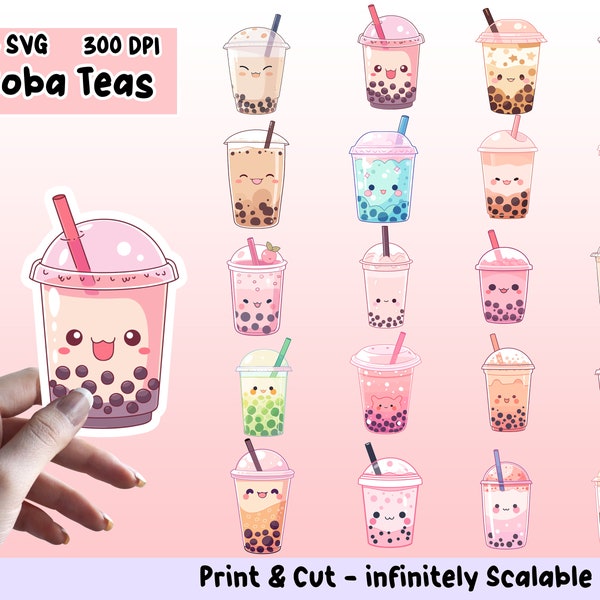 Bubble Tea Stickers - Etsy Canada