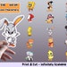 Cartoon Sticker PNG Pack, Cartoon Sticker Set, Cartoon PNG, Cartoon SVG ...
