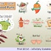 Food Puns Sticker PNG Pack, Food Puns Sticker Set, Food Puns PNG, Food ...
