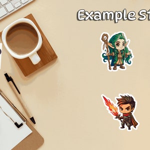 Dungeons and Dragons Sticker PNG Pack, Dnd Sticker Set, Dnd PNG, Dnd ...