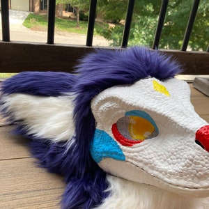 Dino Mask Premade - Etsy