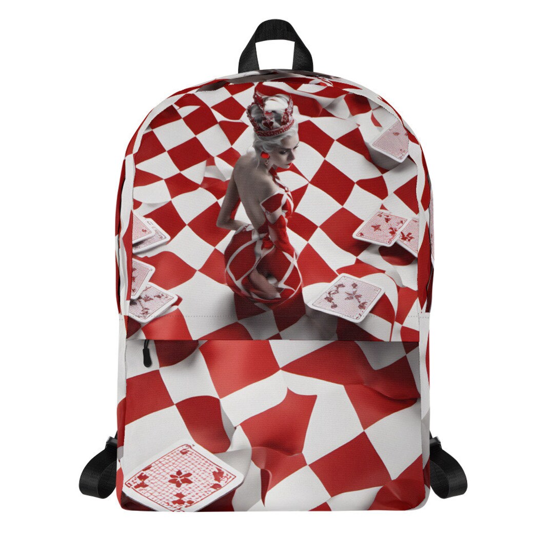 The Queen of Diamonds Backpack. - Etsy