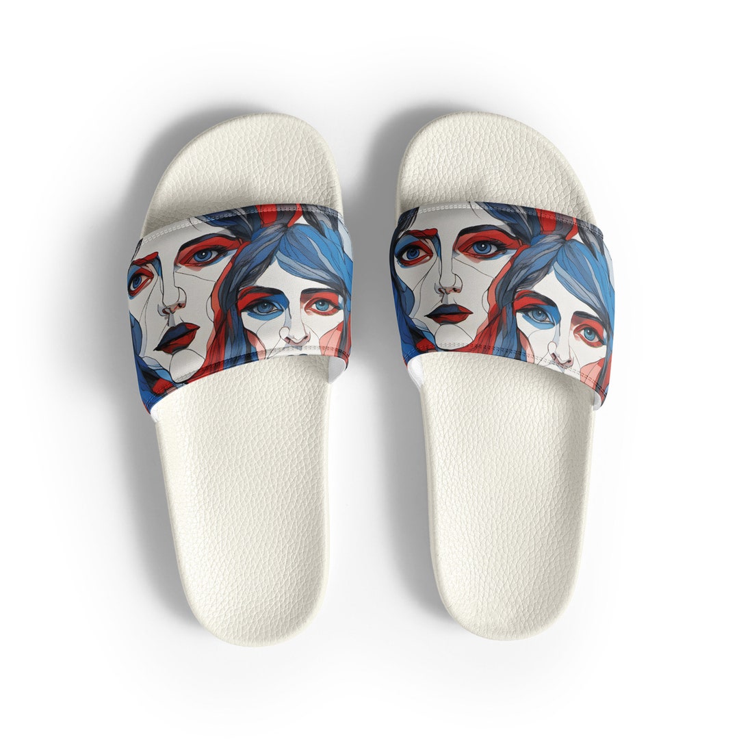The 60's Faces Unisex Slides. - Etsy