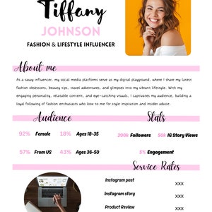 About Me, Resume, Logo, Design, Template, Influencer, Batch, Slogan ...