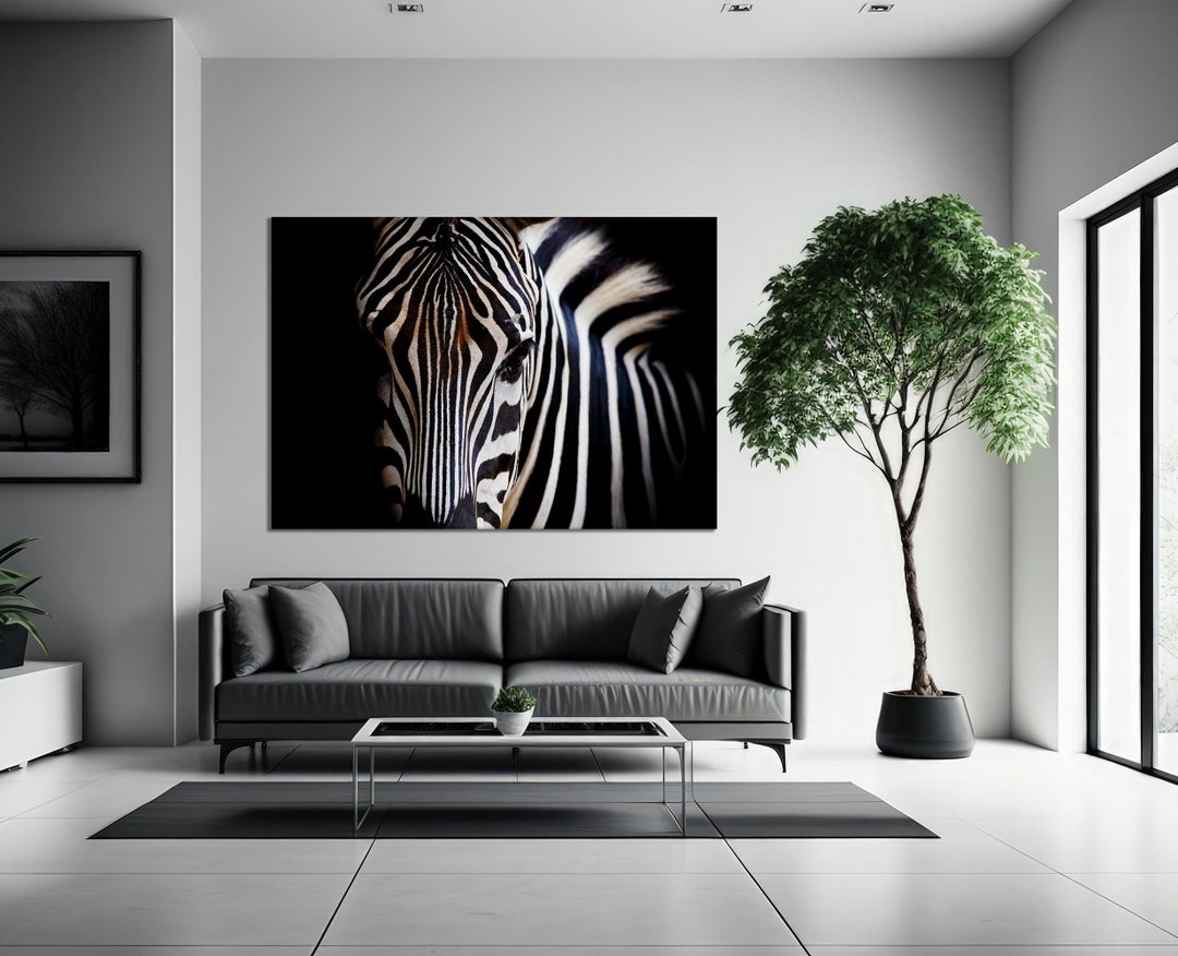 Zebra Canvas Art, Wild Animals Photo, Zebra Print, Zebra Wall Art ...