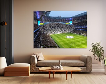 Tottenham Hotspur Stadium Canvas Wall Art Design Poster Print Décor for ...