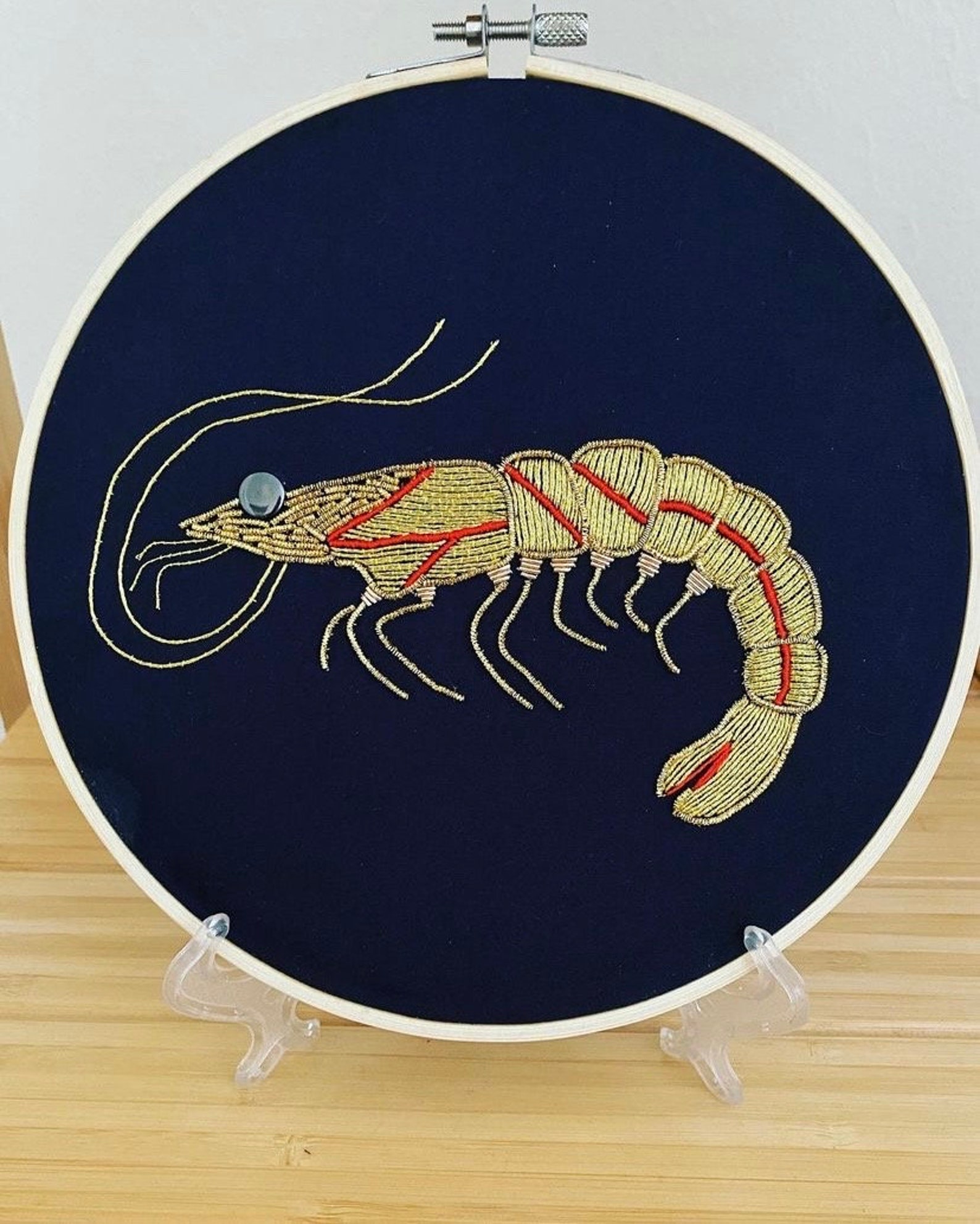 Gold Work Shrimp - Etsy