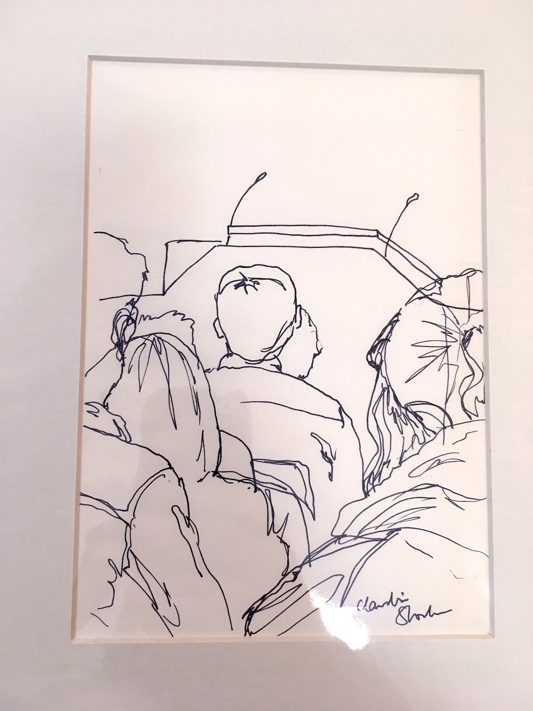 Lectern Original 18 X 13 Cm Drawing in 30 X 21 Cm Mount - Etsy