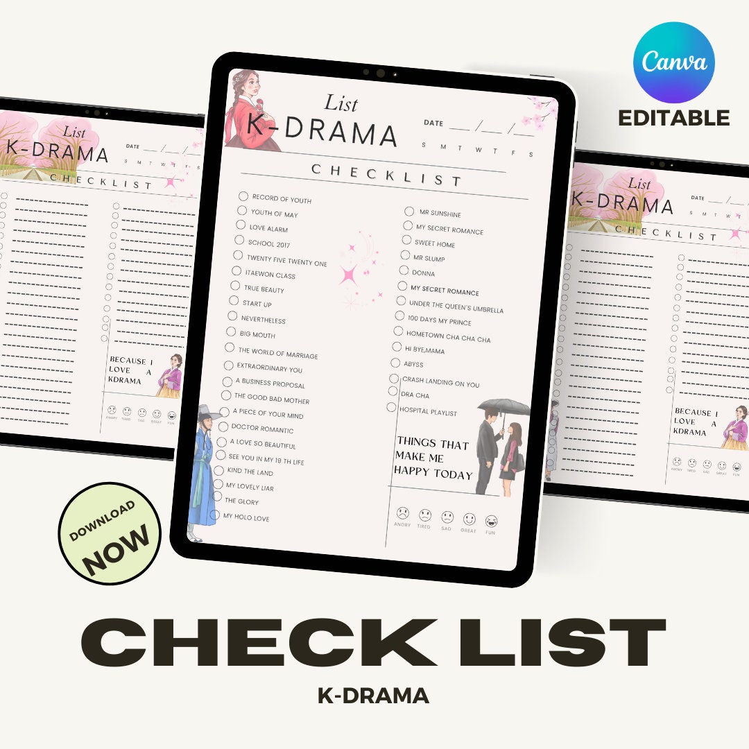 Kdrama Watchlist-korean Drama Checklist-top 10 Best Kdramas-kdramas to Watch- Kdrama Ratings ...
