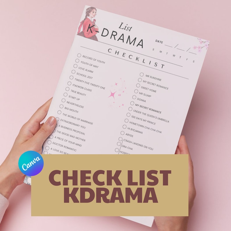 Kdrama Watchlist-korean Drama Checklist-top 10 Best Kdramas-kdramas to ...